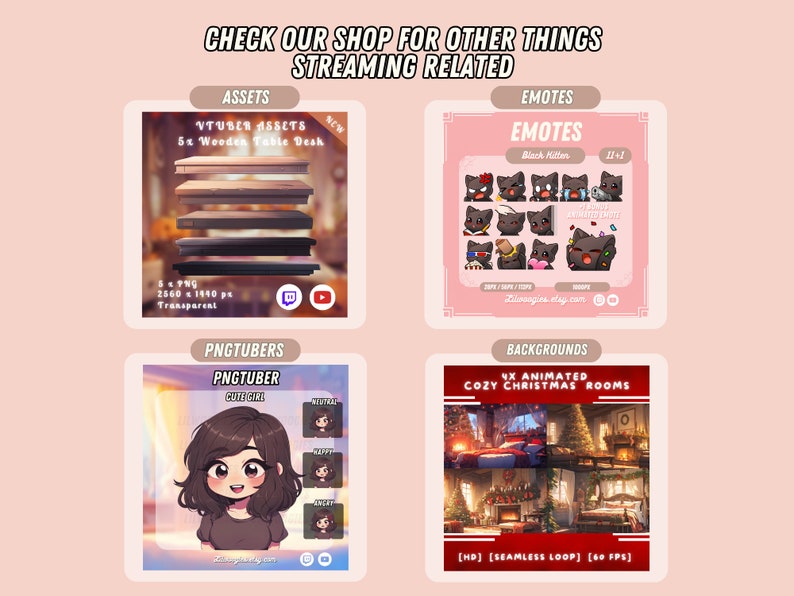 16x Red Hair Girl Twitch Emotes, Twitch Sub Emotes, Chibi Emotes, Cute ...