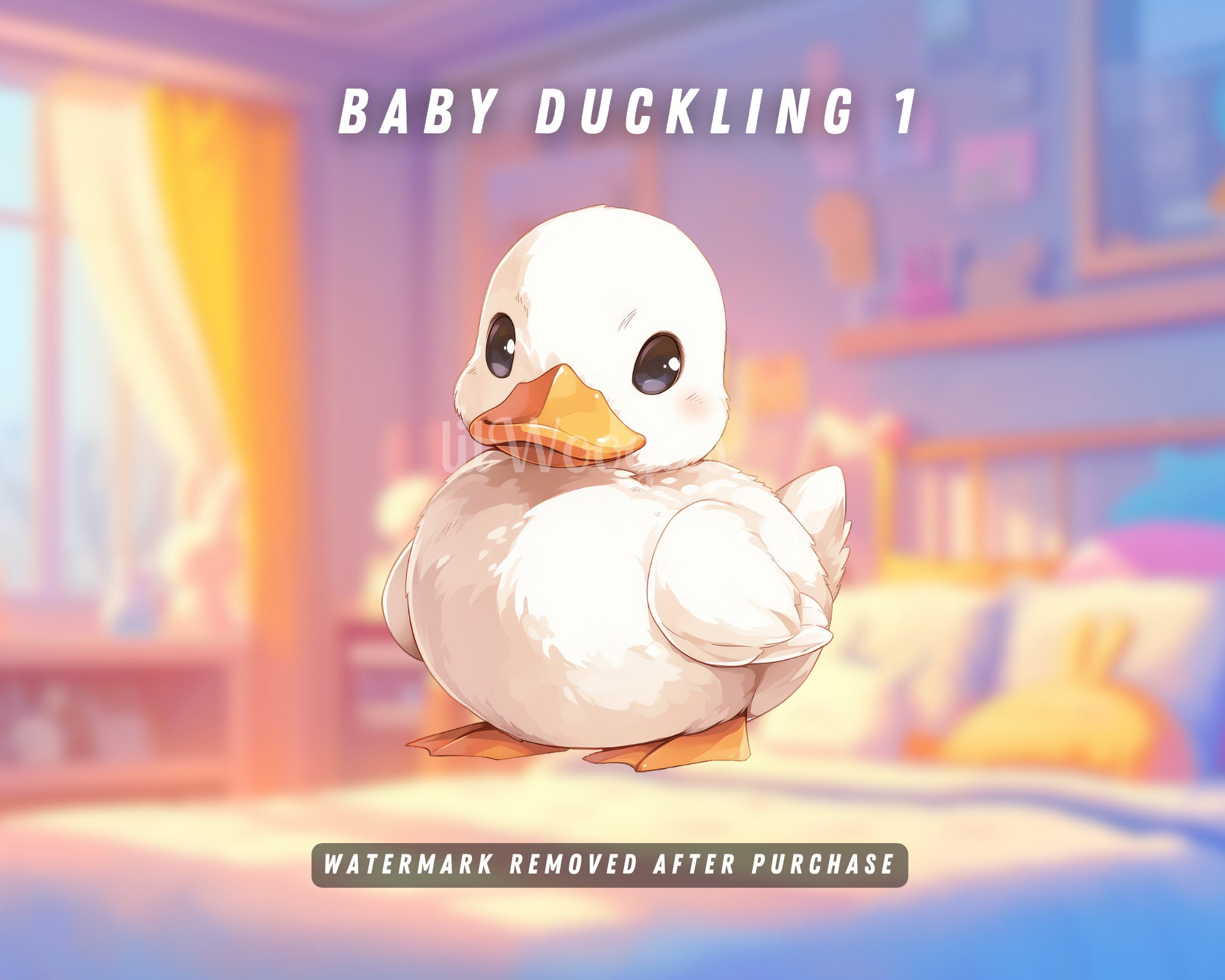 5x VTUBER Baby Ducklings Fantasy Kawaii Pets Cute Duck 2D Best Friends ...