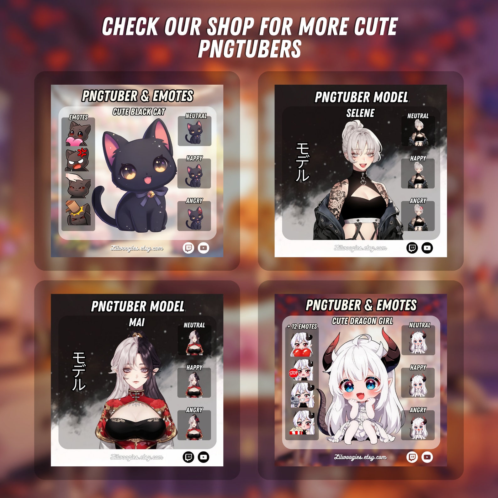 Cute Elf Girl Pngtuber | Kawaii | Ready for Twitch | Streamlabs ...