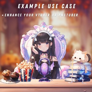 5x Vtuber Maid Hat Assets | Mobcap | Cute Bonnet | Transparent ...