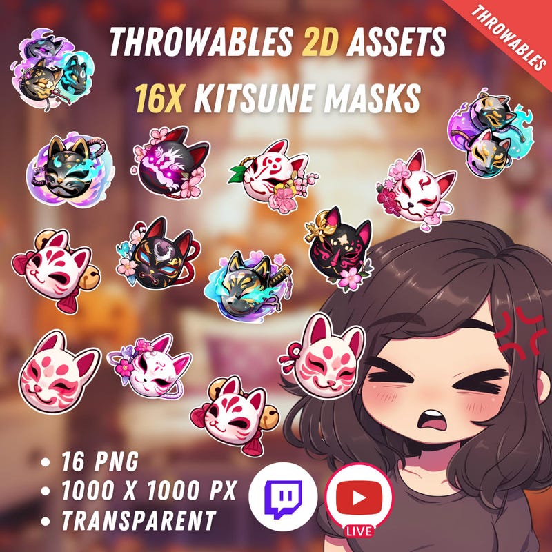 Vtuber With Mask - Etsy UK