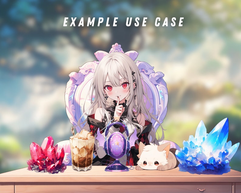 5x Mystical Crystals | Vtuber Assets | Transparent | Cute Crystals ...