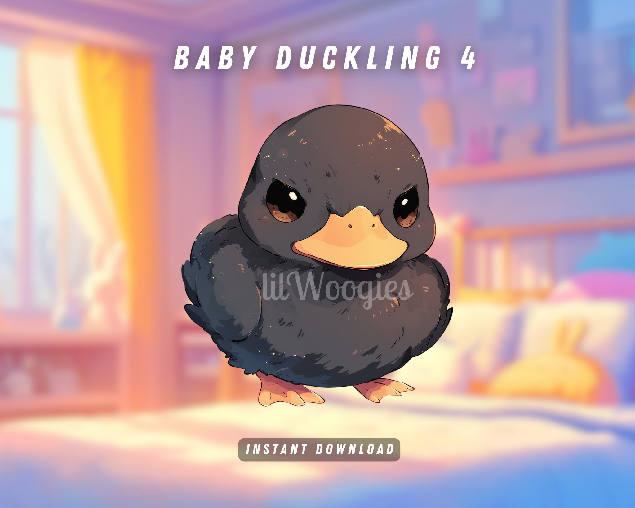 5x VTUBER Baby Ducklings Fantasy Kawaii Pets Cute Duck 2D Best Friends ...