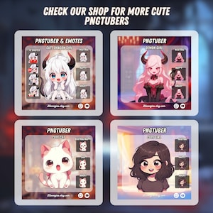 Emo Boy Elf Pngtuber | Kawaii | Gothic | Ready for Twitch | Vtuber ...