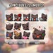 Cute Black Cat Pngtuber With Emotes Kawaii Premade PNG Tuber Set Ready ...