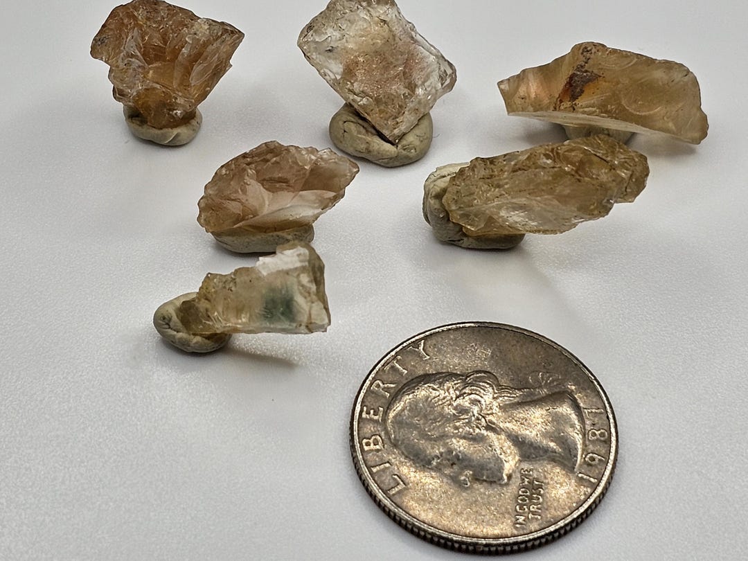 Oregon Sunstone Self Mined From Spectrum. Bulk Schiller Pack. 50.06ct 6 ...