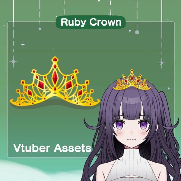 Vtuber Crown Asset - Etsy