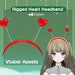 Vtuber Heart Headband Asset | Rigged Valentines Day Hair Band ...