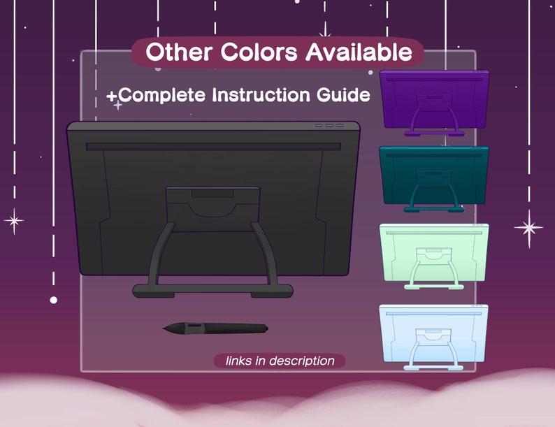 Vtuber Drawing Tablet Asset | Rigged Drawing Tablet Pen | Animated ...