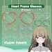 Vtuber Animated Heart Glasses Asset Valentines Day Vtuber Assets ...