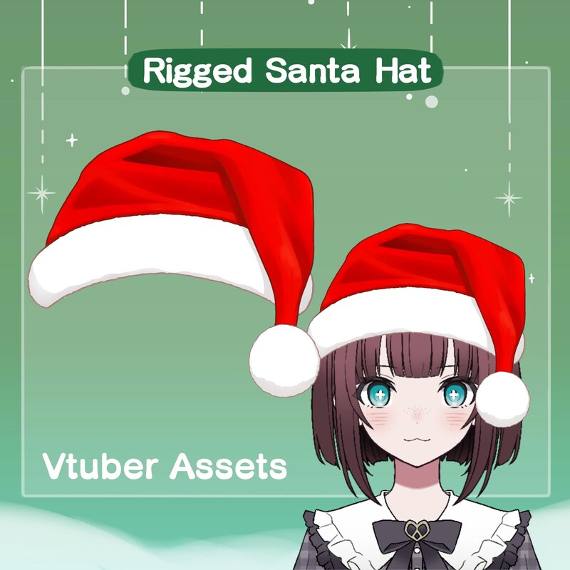 Santa Vtuber Asset - Etsy UK