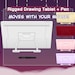 Vtuber Drawing Tablet Asset | Rigged Drawing Tablet Pen | Animated ...