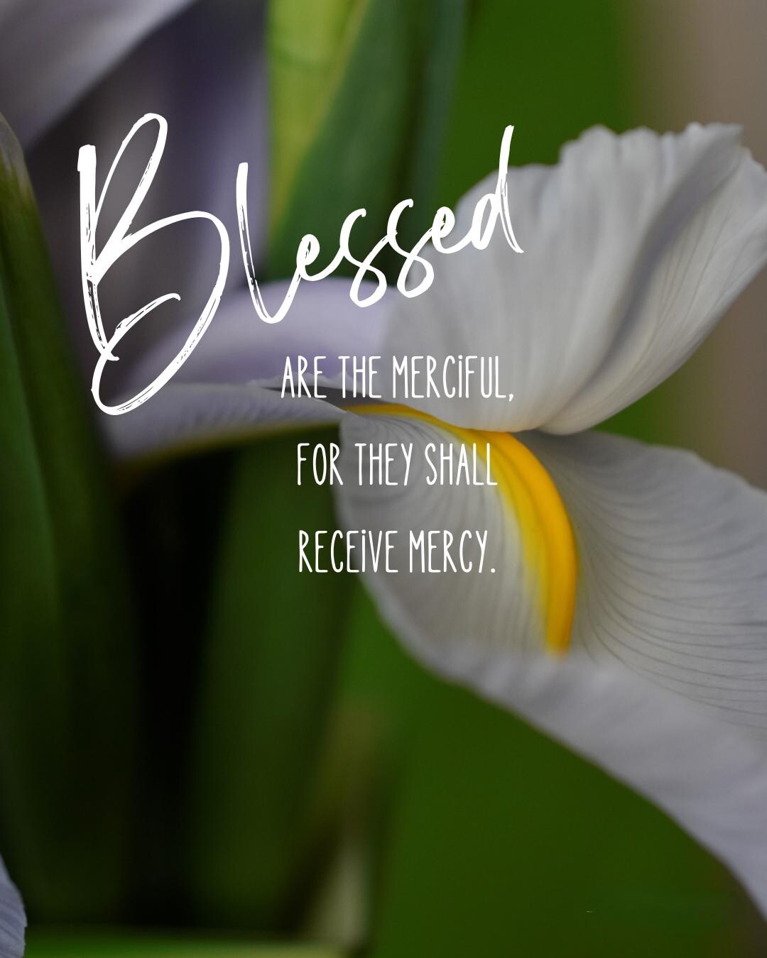 Handmade Beatitudes Greeting Card – Christian Floral Art, Scripture ...