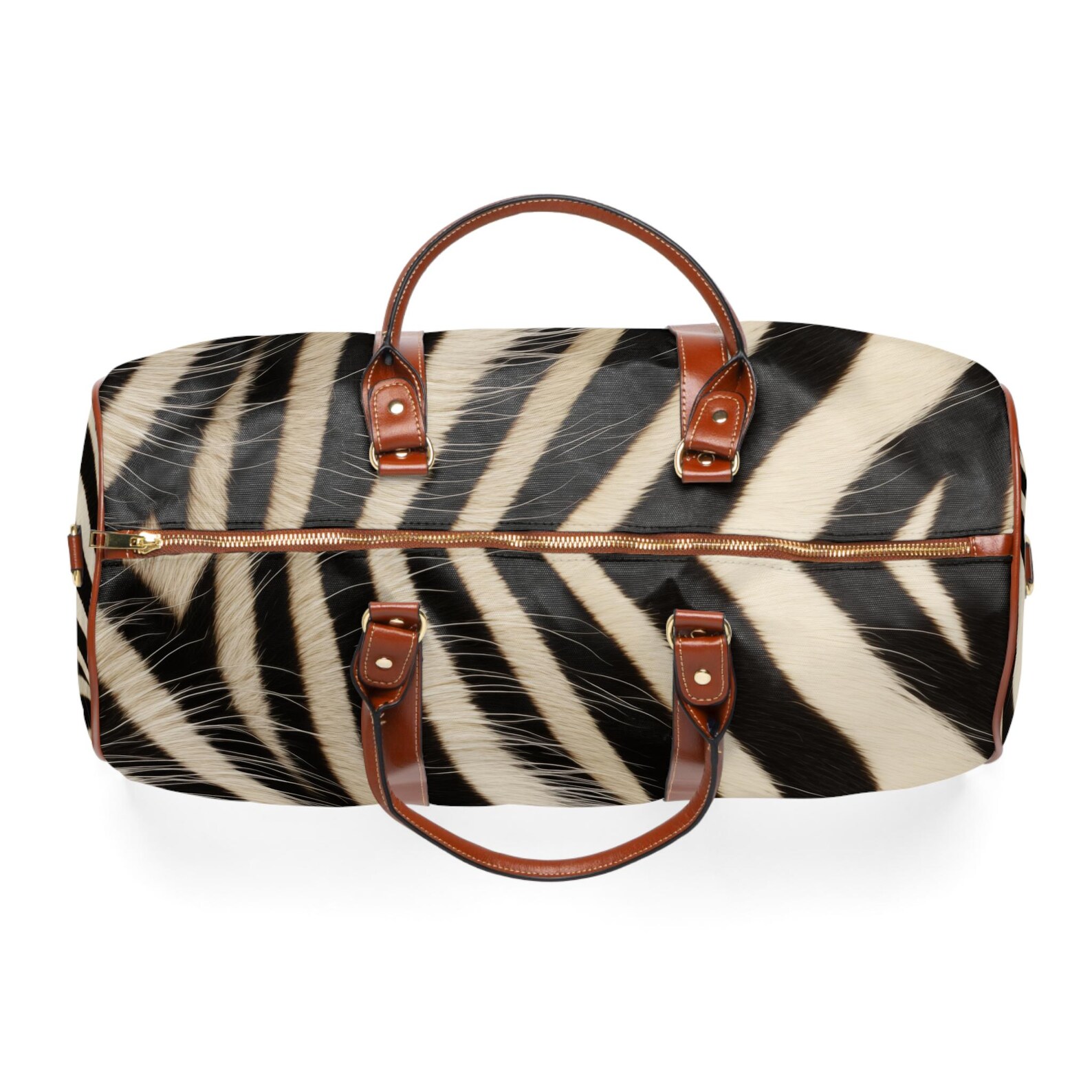 Unisex Waterproof Travel Bag, Wild Zebra Patterned Carry-on, Trendy ...