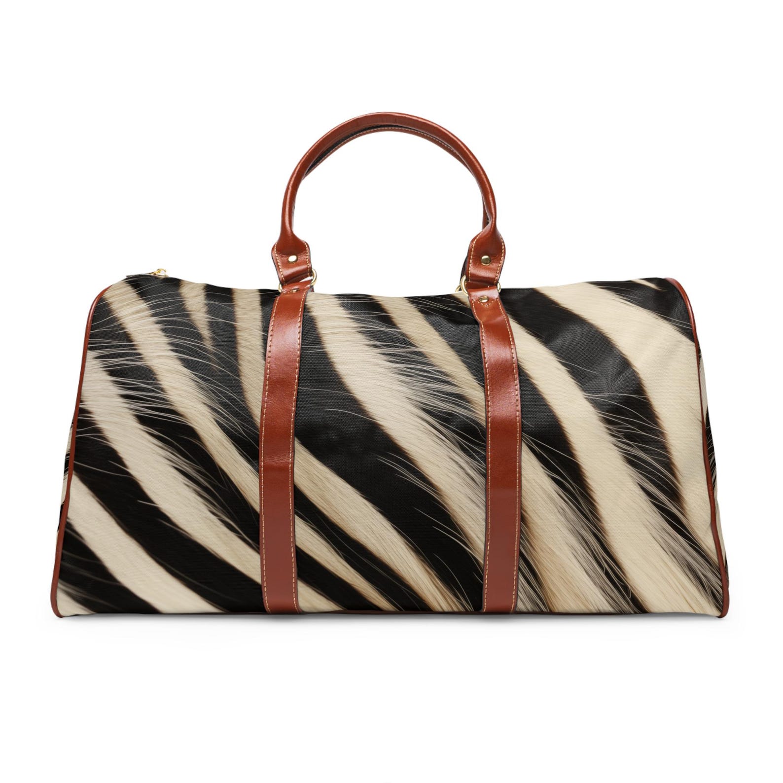 Unisex Waterproof Travel Bag, Wild Zebra Patterned Carry-on, Trendy ...