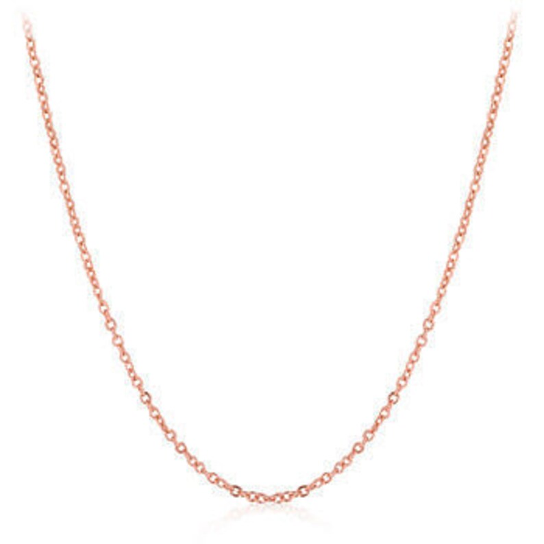 Delicate Rose Link Chain - Etsy