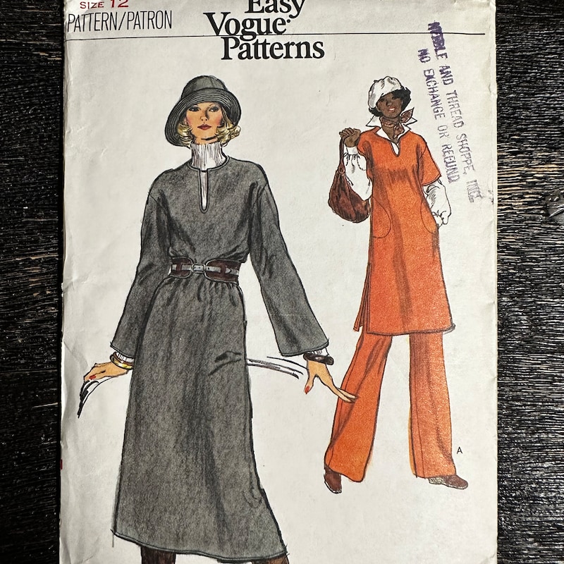 Vogue 1970 Pattern - Etsy