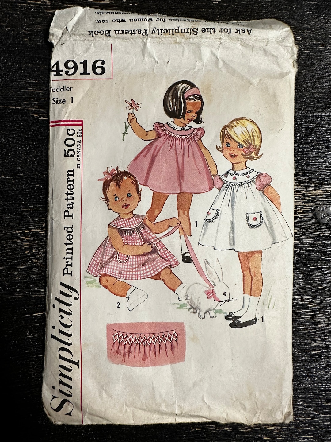 Vintage 1960s Simplicity Sewing Pattern 4916 - Etsy