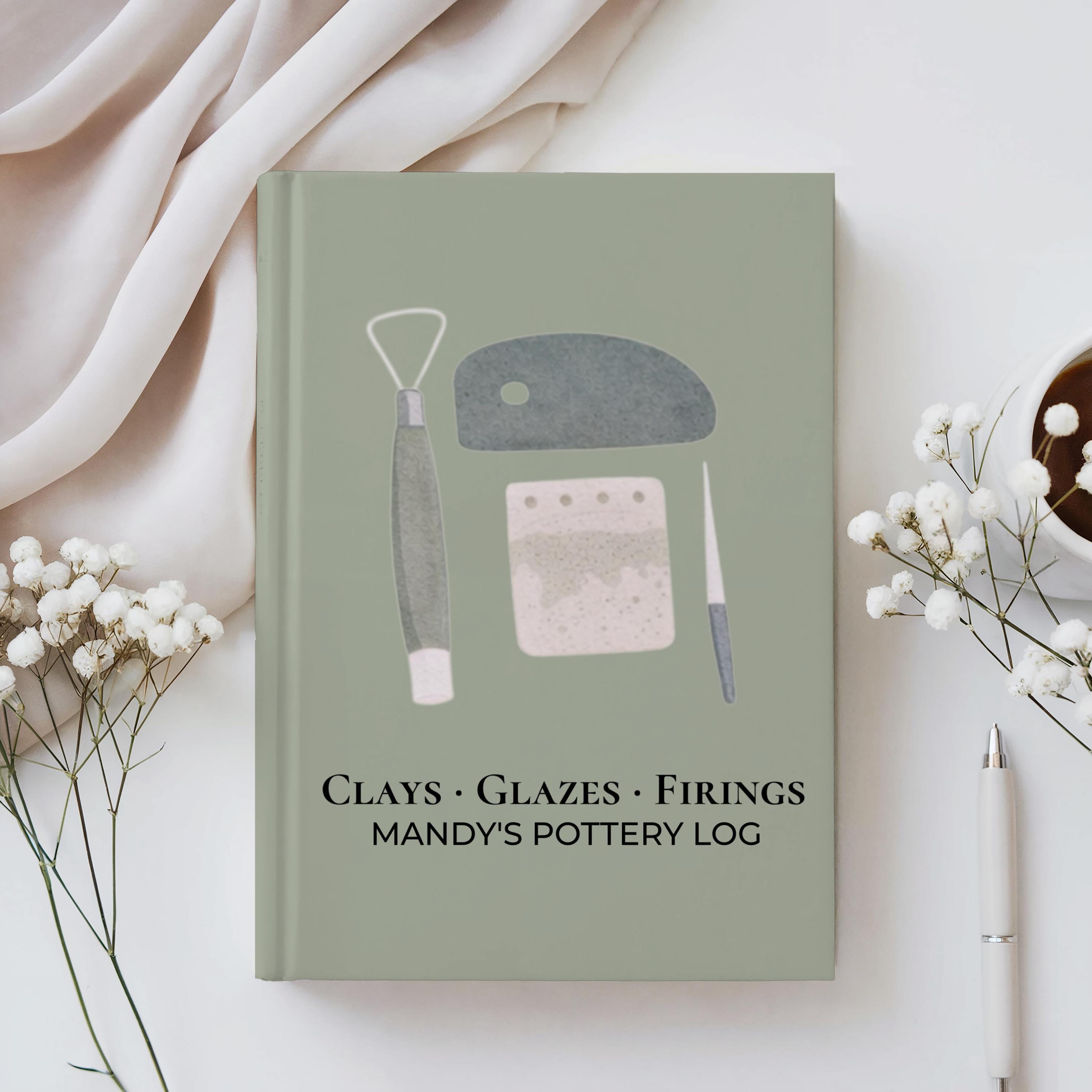 Pottery Log Book Glaze Testing Notebook Ceramic Studio Journal Clay and ...