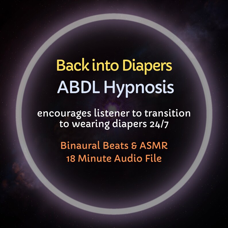 Hypnocat Going Back in Diapers ABDL Hypnosis Trance Training - Etsy Canada