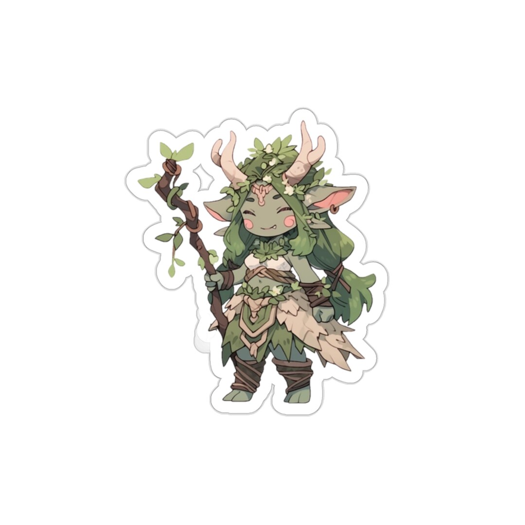 Orc Druid Die-cut Sticker High-quality Vinyl Perfect for Laptops ...