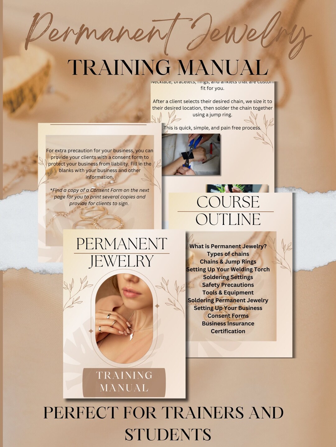Permanent Jewelry Training Manual for Trainers - Etsy