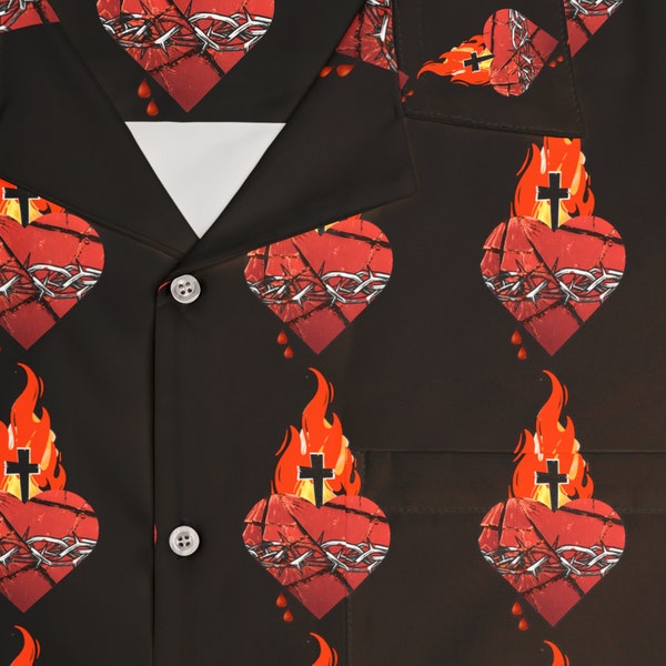 Jesus Button Shirt - Etsy