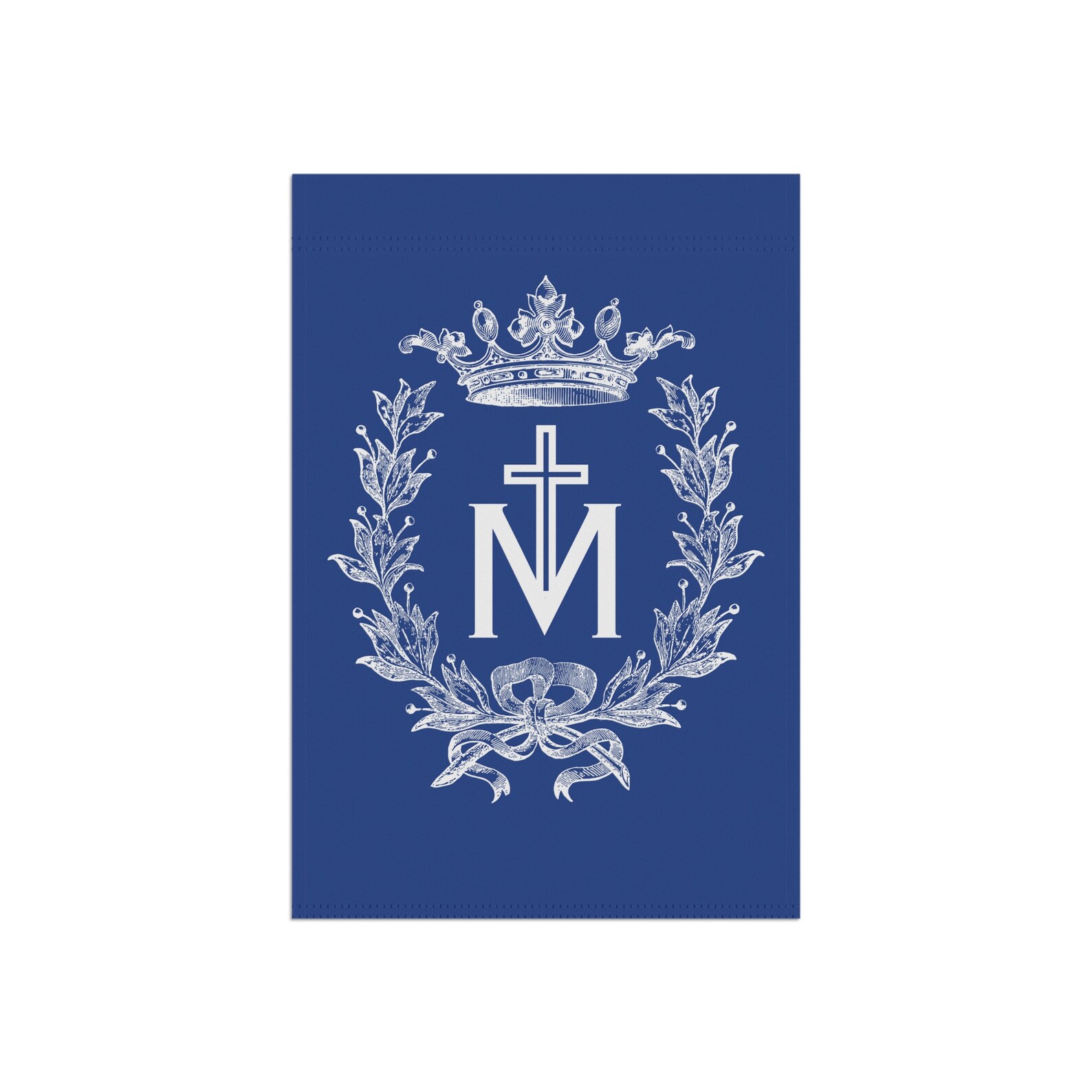 Miraculous Medal Garden Flag Catholic Design House Banner Catholic Home ...