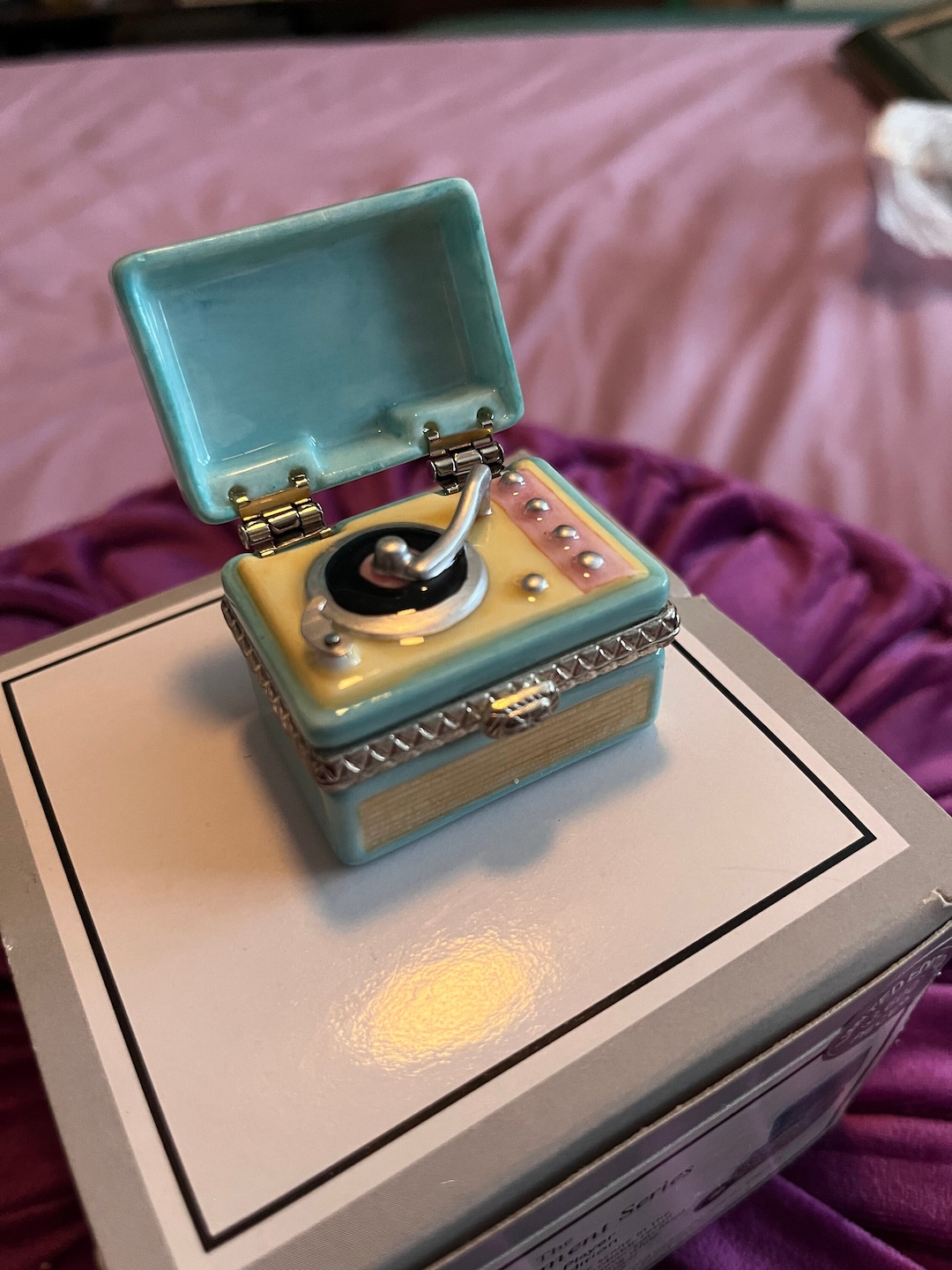 Rare PHB Elvis Record Player Trinket Box - Etsy