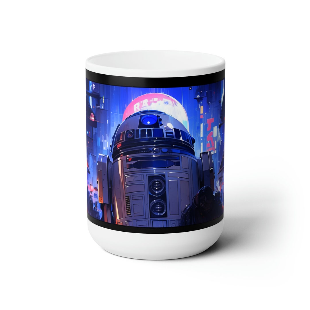 R2-D2 Coffee Mug, R2-D2 Cup, Star Wars Cup, Ceramic Mug 15oz - Etsy