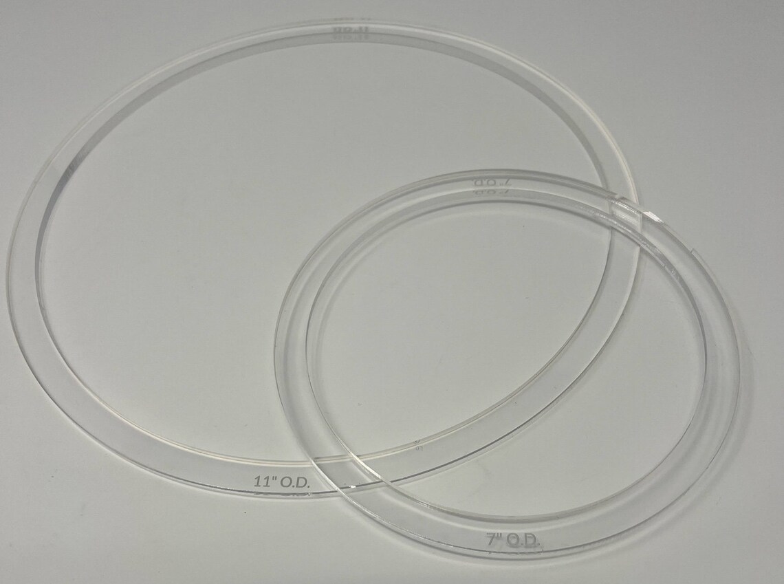 Multiple Circle Template 8 Sizes in One Set 4 to 11 Router Template - Etsy