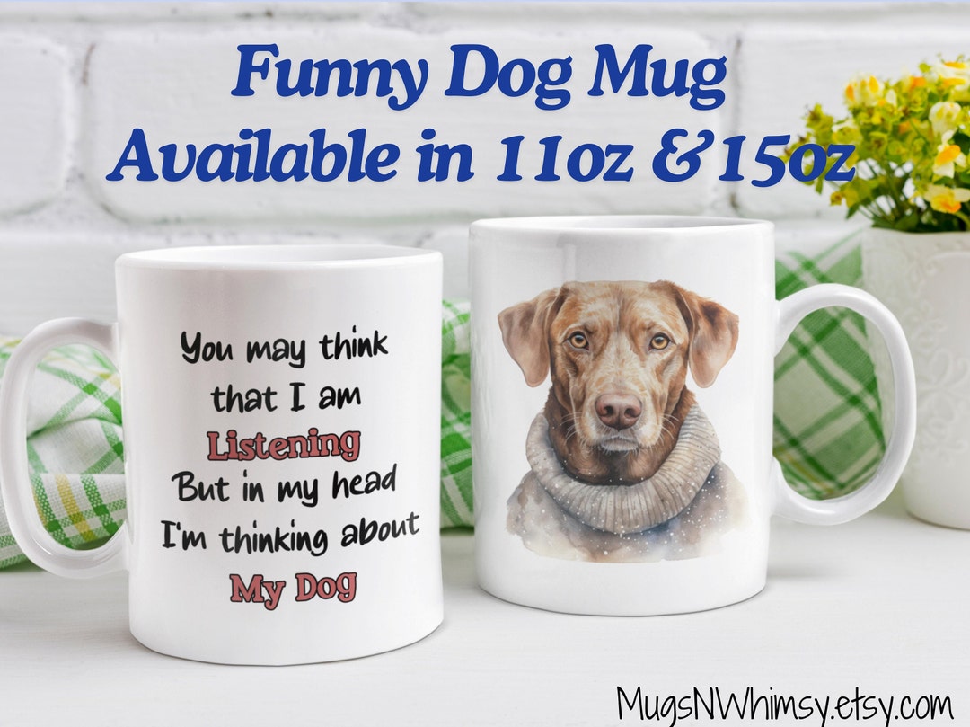 Golden Retriever Dog Person Mug, Gift for Dog Owner, Mug for Dog Owner ...