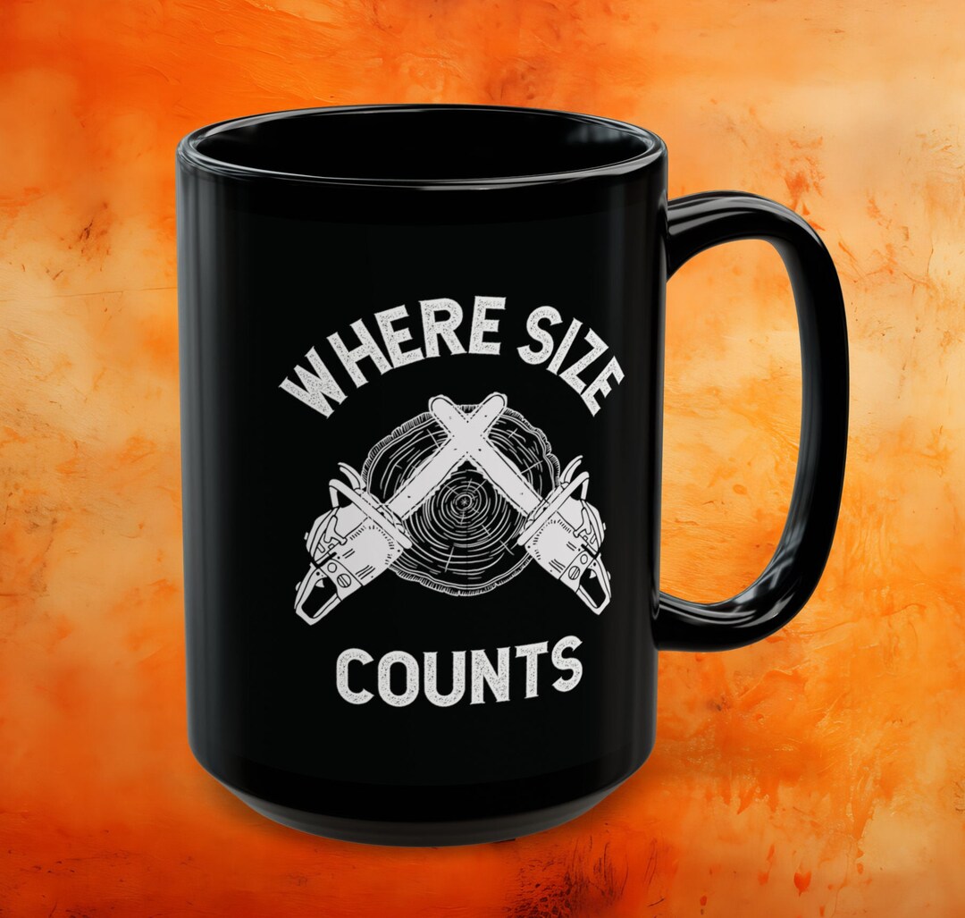 Gift for Tree Person Arborist Forrester Lumber Jack Woods Worker Black ...