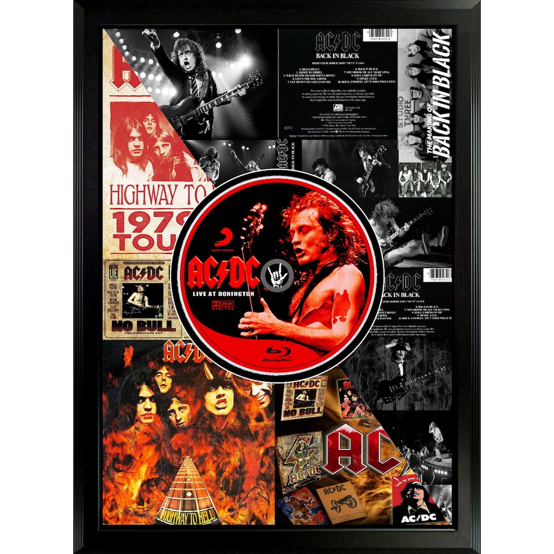 Vintage Metal Music Posters With Authentic Cds Retro Album - Etsy