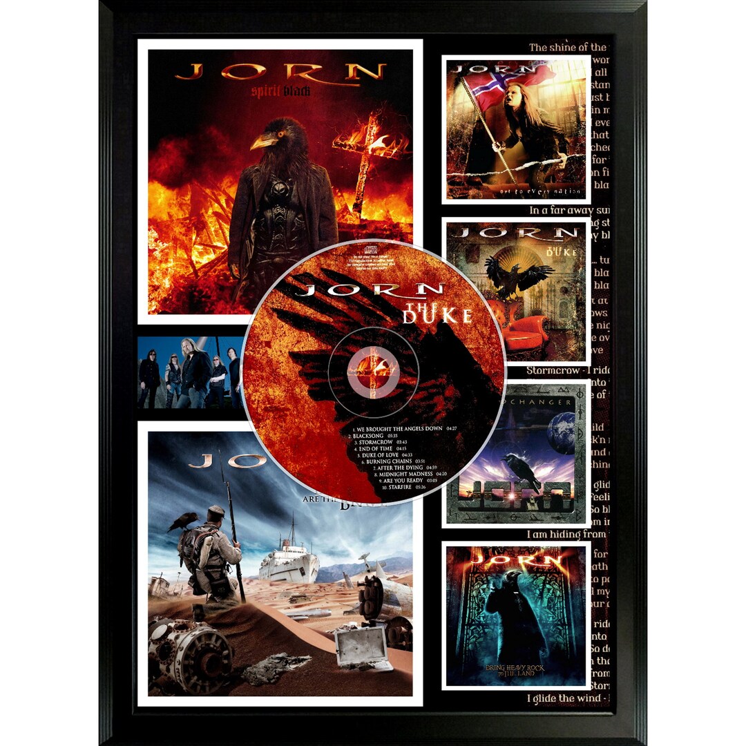 Jorn Poster Band Heavy Metal Rock Radio Out to Every Nation Lonely Are ...