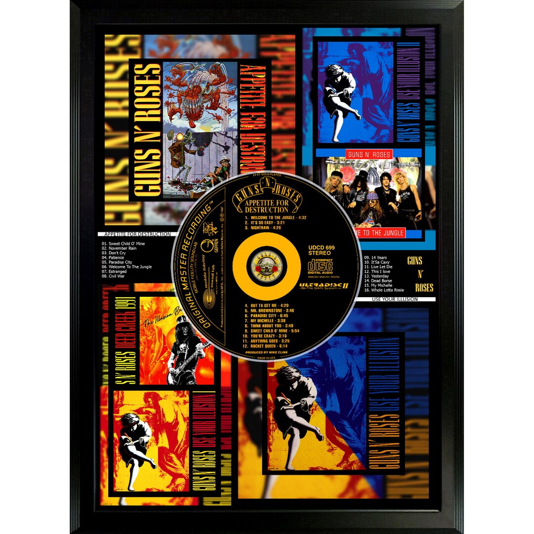 Legendary Rock Band Tribute Poster Vintage CD Art Timeless - Etsy