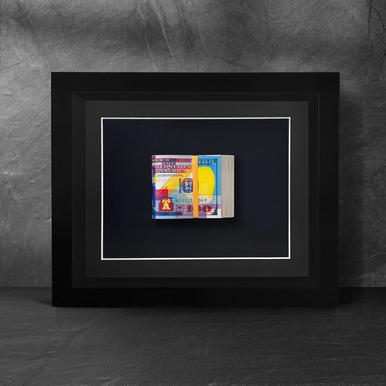 Dollar Art Prints, Modern Money Wall Decor for Office, Home Financial ...