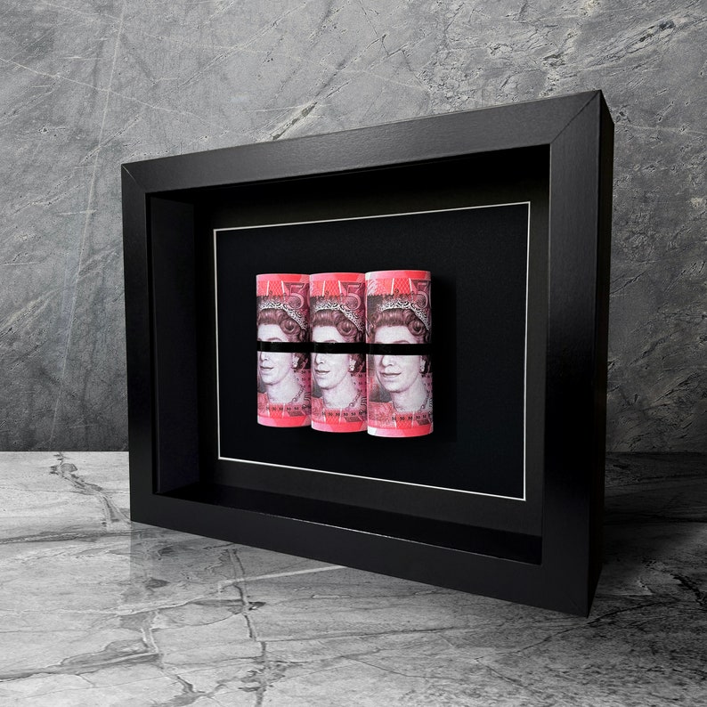 Replica 3D British Currency Canvas Art: 50 GBP, Pound Sterling, Quid ...