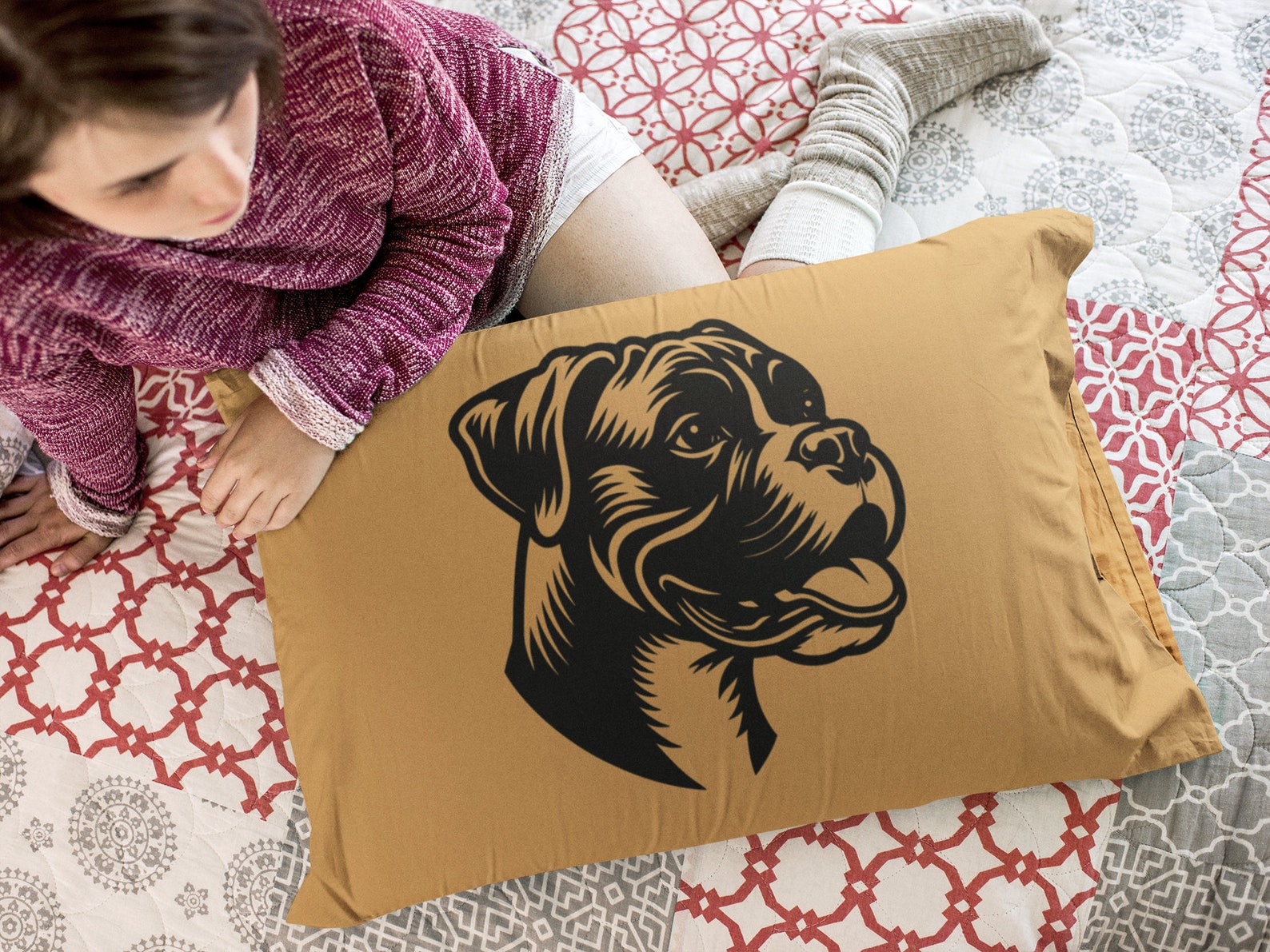 Boxer Head Svg, Eps, Png, Jpg, Dxf, Silhouette, Files for Cricut ...