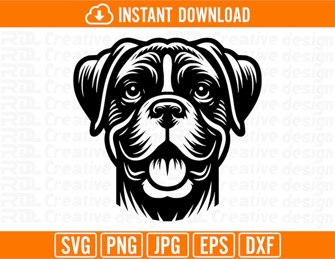 Boxer Svg, Eps, Png, Jpg, Dxf, Silhouette, Files for Cricut, Instant ...