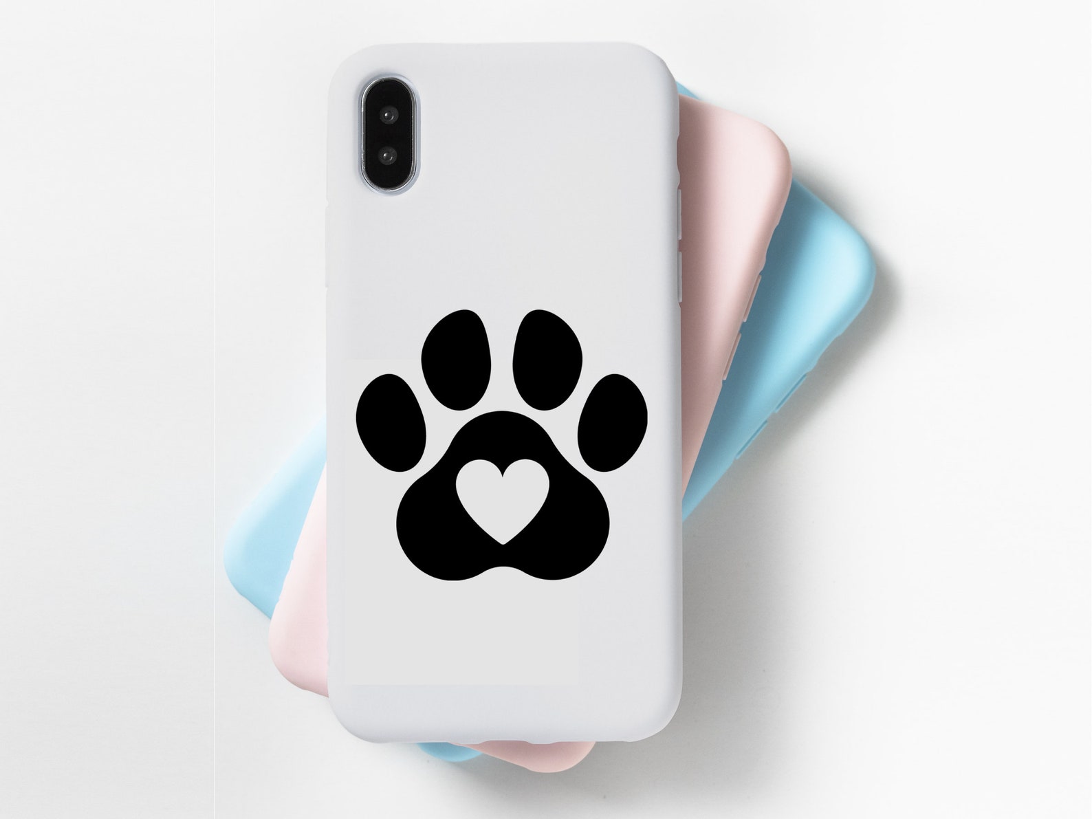 Heart on Paw Print Svg, Dog Paw Print Heart, Dog Paw Print Silhouette ...