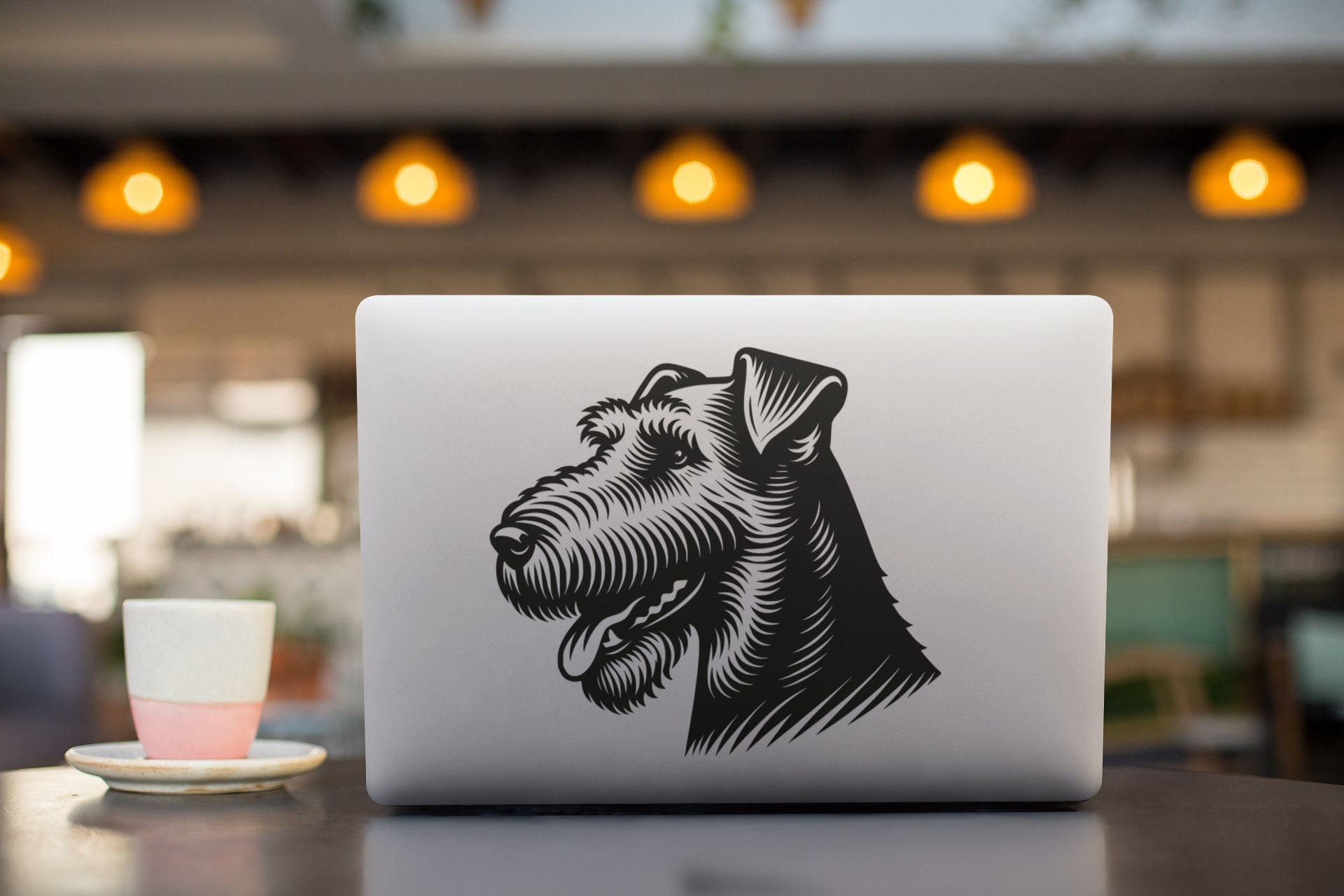 Airedale Terrier Head Svg, Eps, Png, Jpg, Dxf, Files for Cricut ...