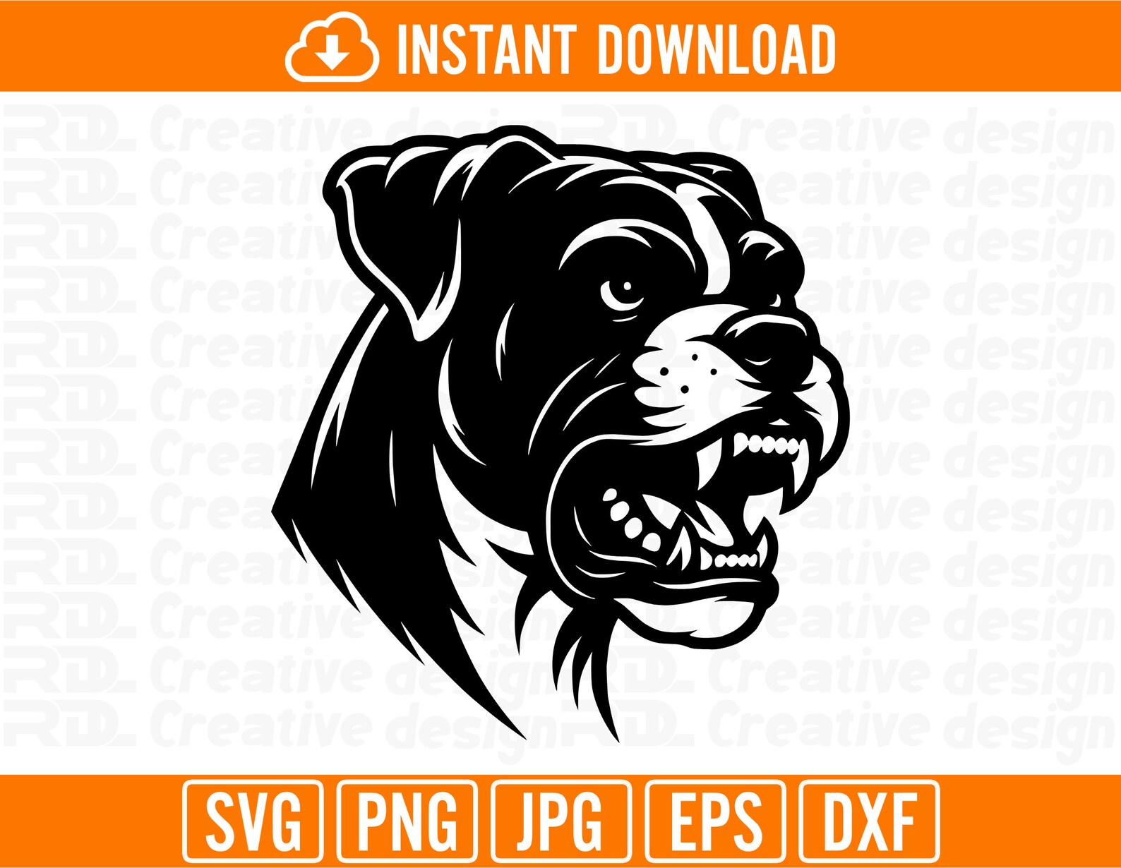 Boxer Svg Digital Download, Eps, Png, Jpg, Dxf, Silhouette, Files for ...
