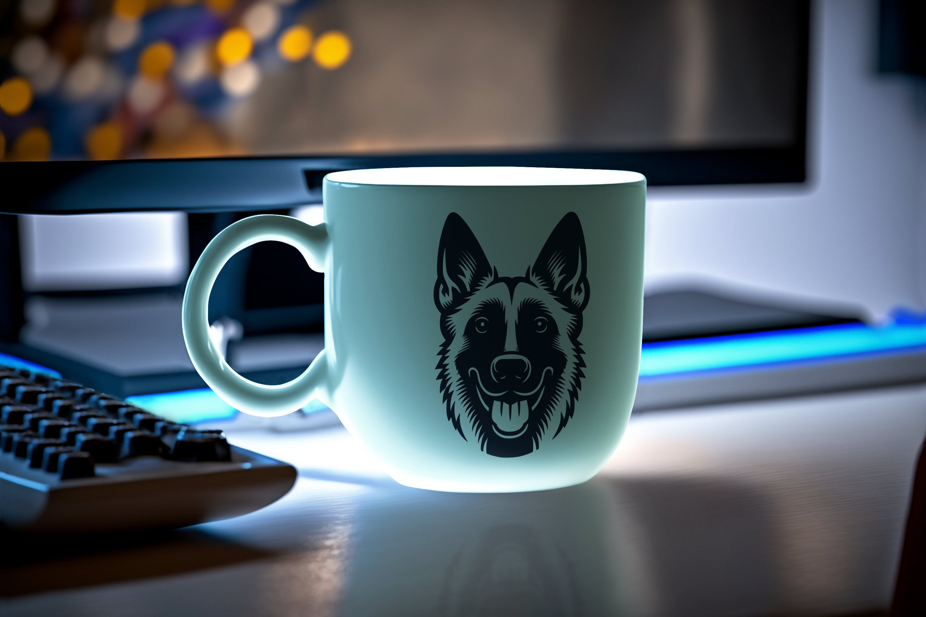Belgian Malinois Svg, Eps, Png, Jpg, Dxf, Silhouette, Files for Cricut ...
