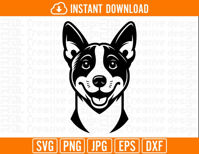 Basenji Svg, Eps, Png, Jpg, Dxf, Files for Cricut, Cut, Cutting ...