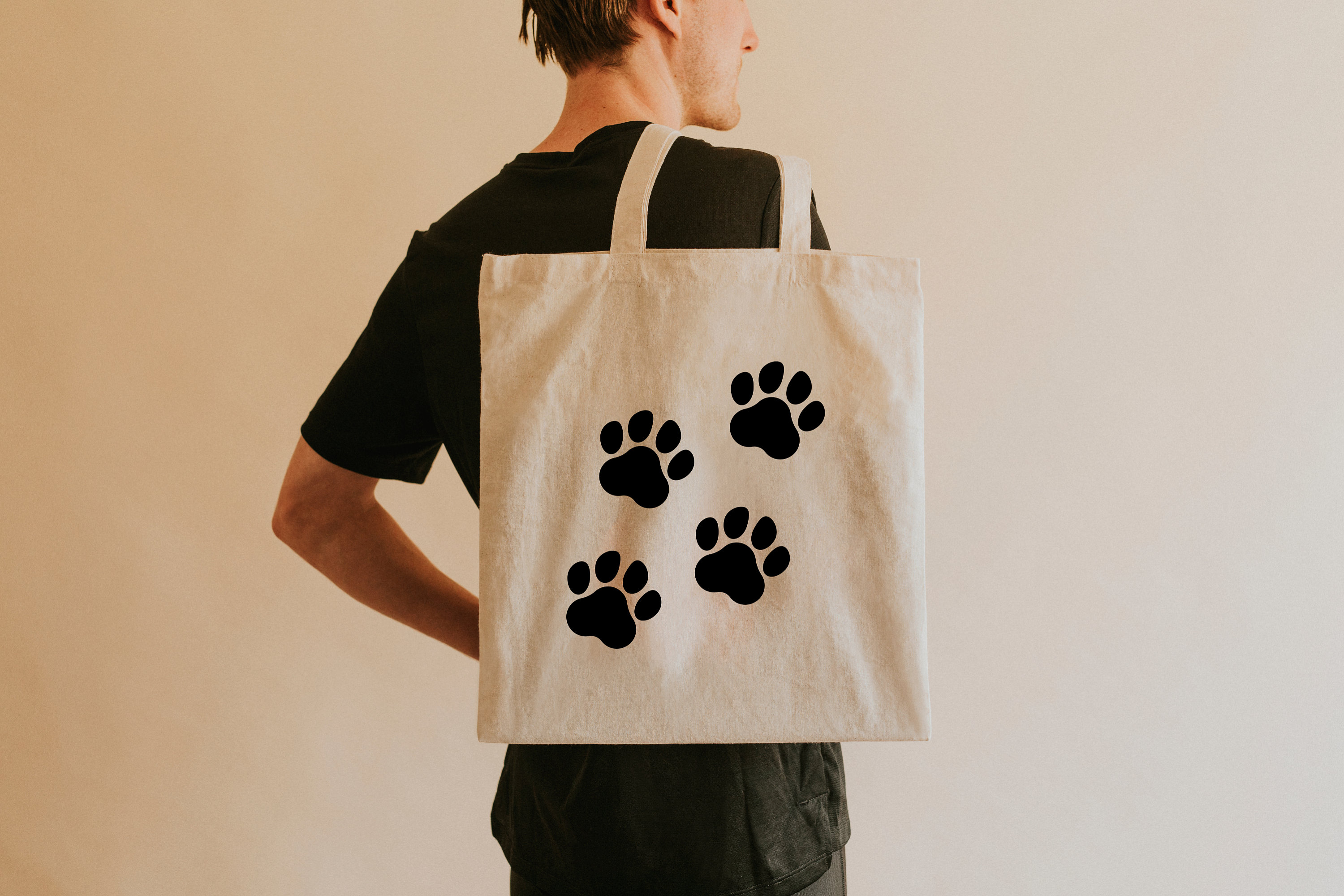 Dog Paw Print Track Svg, Dog Paw Print Trail, Dog Paw Print Silhouette ...