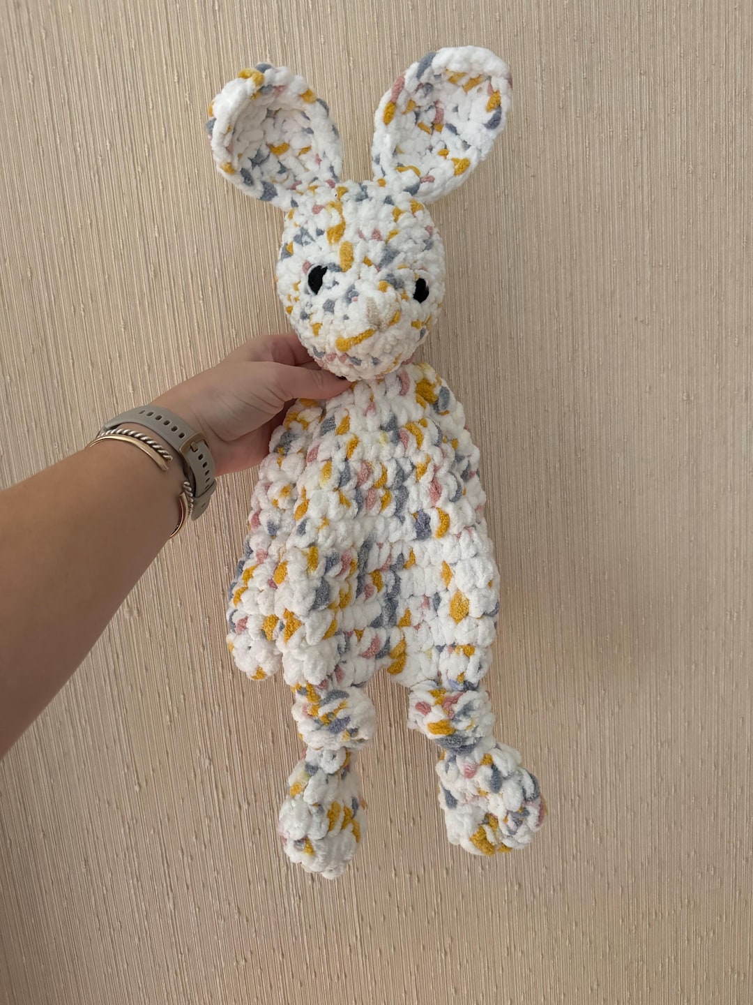 Crochet Rabbit Snuggler, Crochet Rabbit, Crochet Snuggler, Rabbit ...