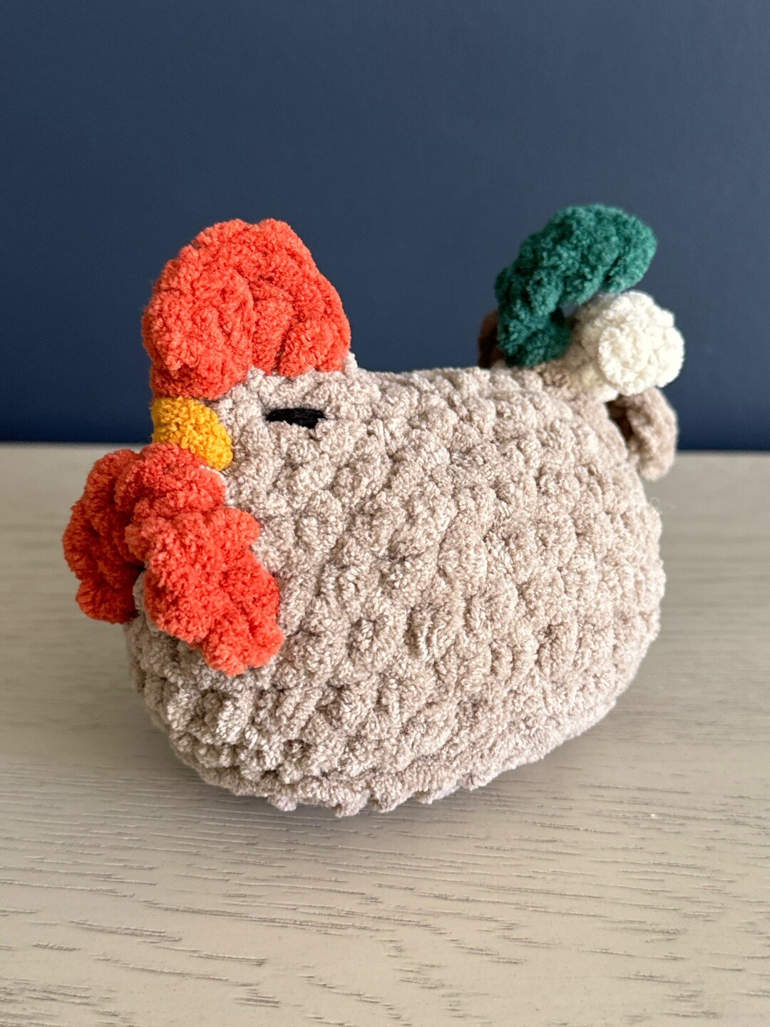 Crochet Rooster Plushie, Marvin Rooster, Crochet Rooster, Plushie ...