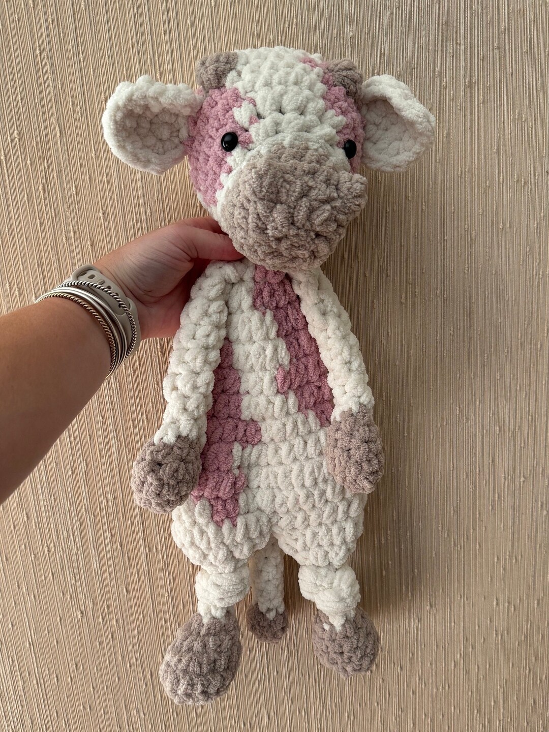 Crochet Cow Snuggler, Crochet Cow, Crochet Snuggler, Cow Snuggler, Cope ...