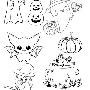 Halloween Colouring Primary School - Etsy